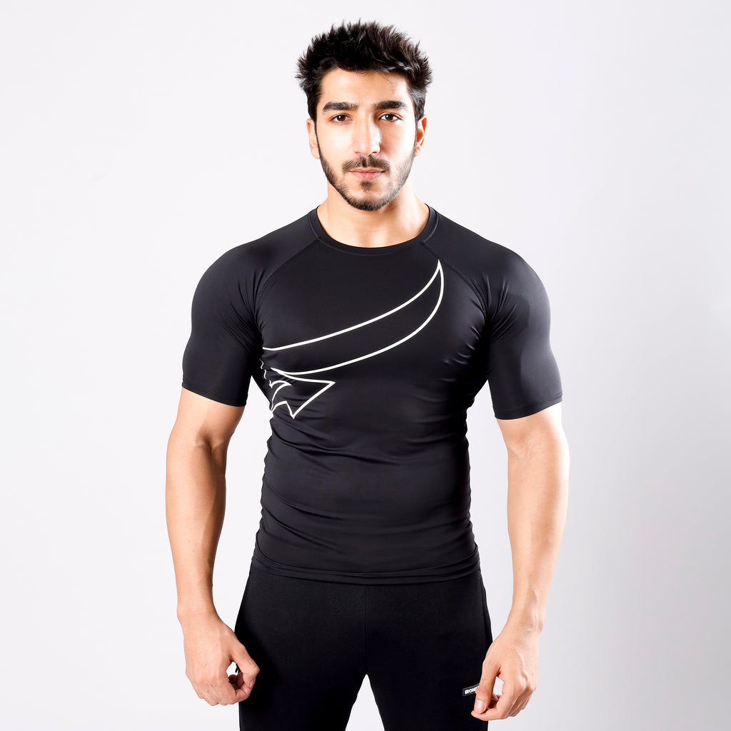 ICONIC COMPRESSION Short Sleeve Tee – IRONGEAR Fitness